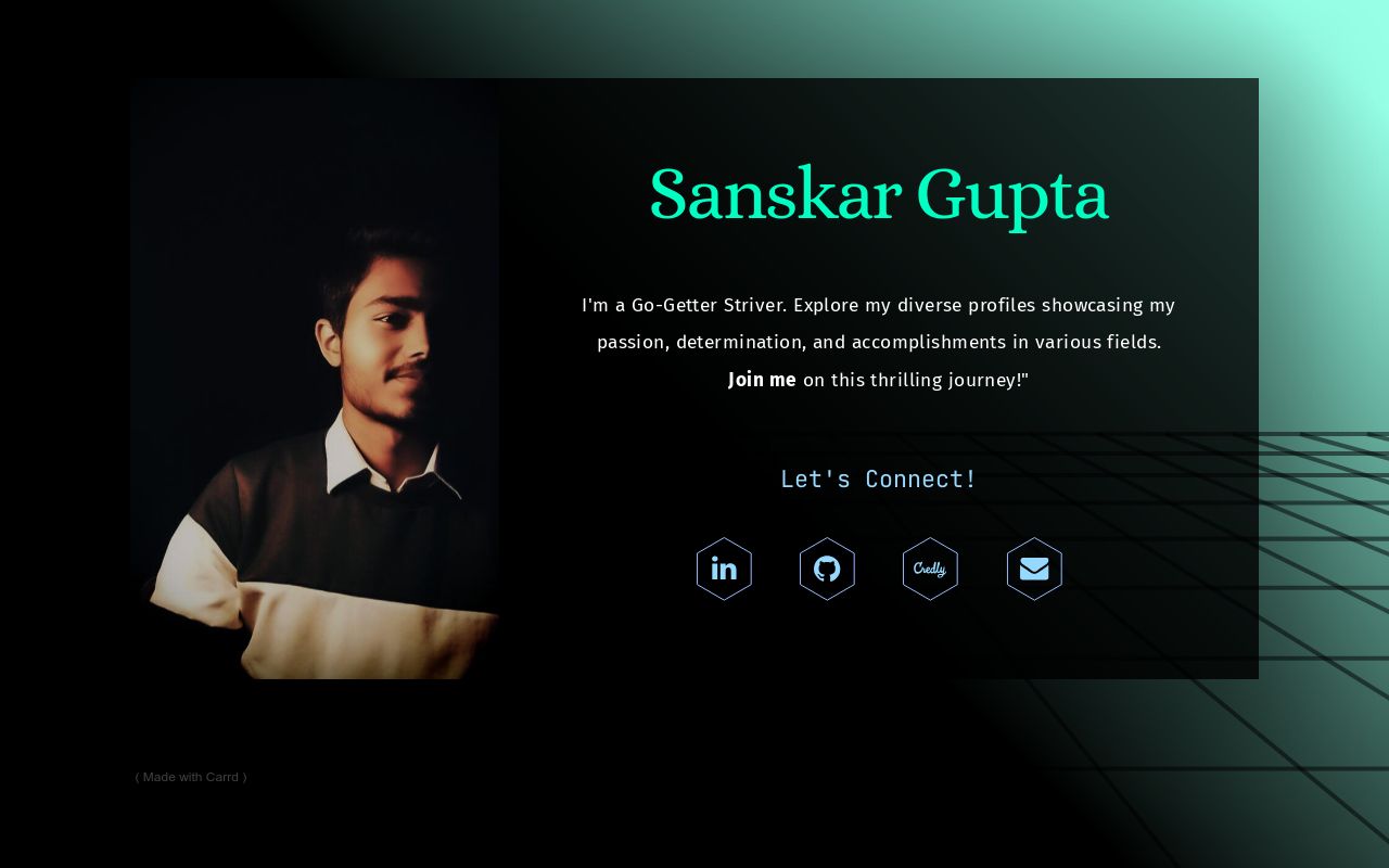 Sanskar's Portfolio